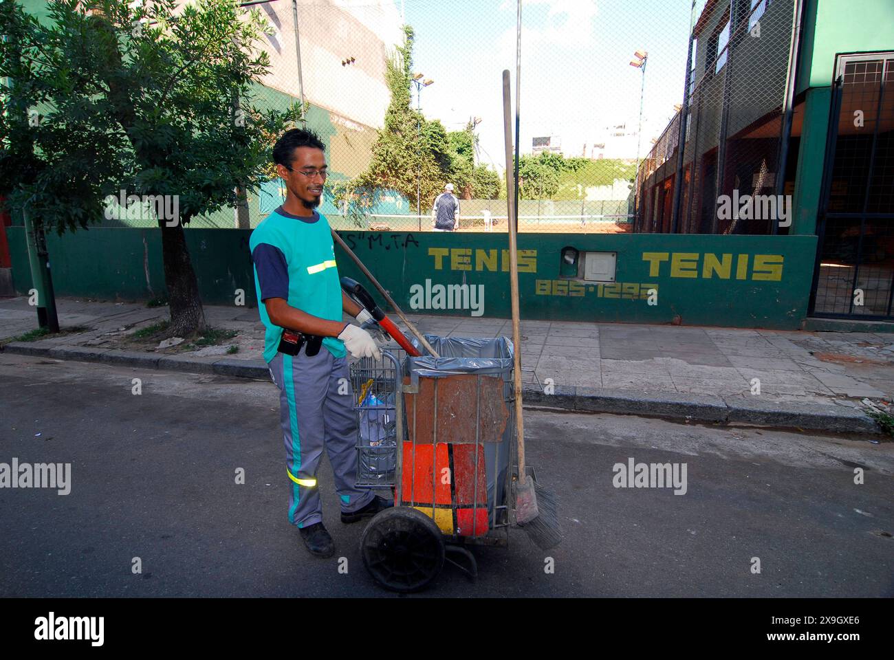 a garbage at the waste collection, waste separation and recycling ...
