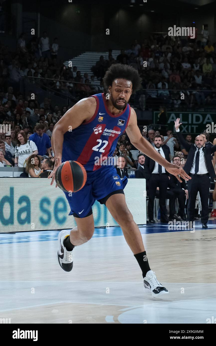 Parker Jabari of FC Barcelona during the Spanish League Liga ACB 2ª ...
