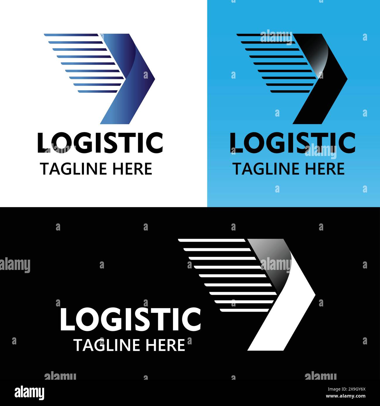 Logistic logo transportation icon template Stock Vector Image & Art - Alamy
