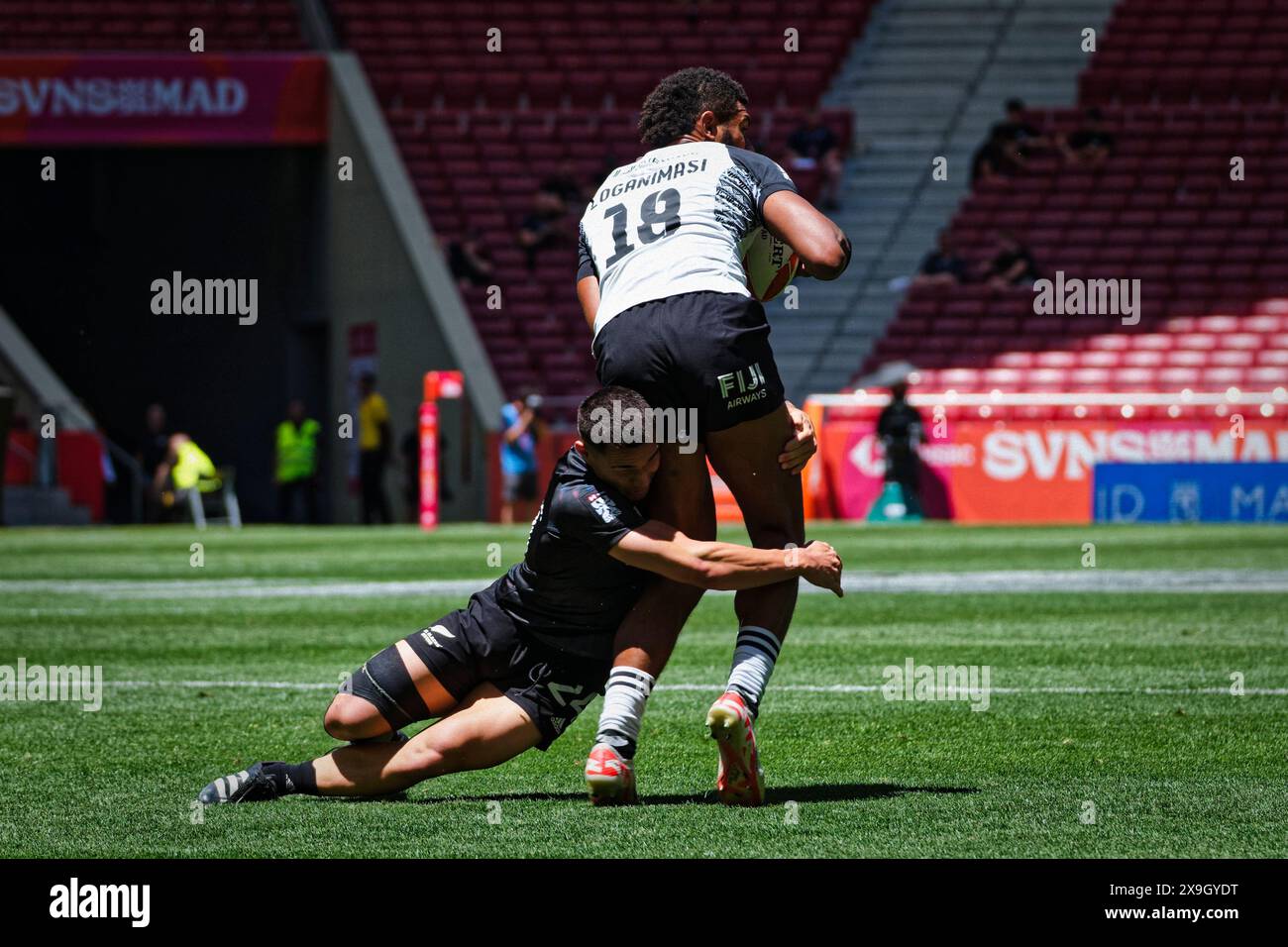 Madrid, Spain. 31th May, 2024. Finals of the Rugby Sevens Championship ...