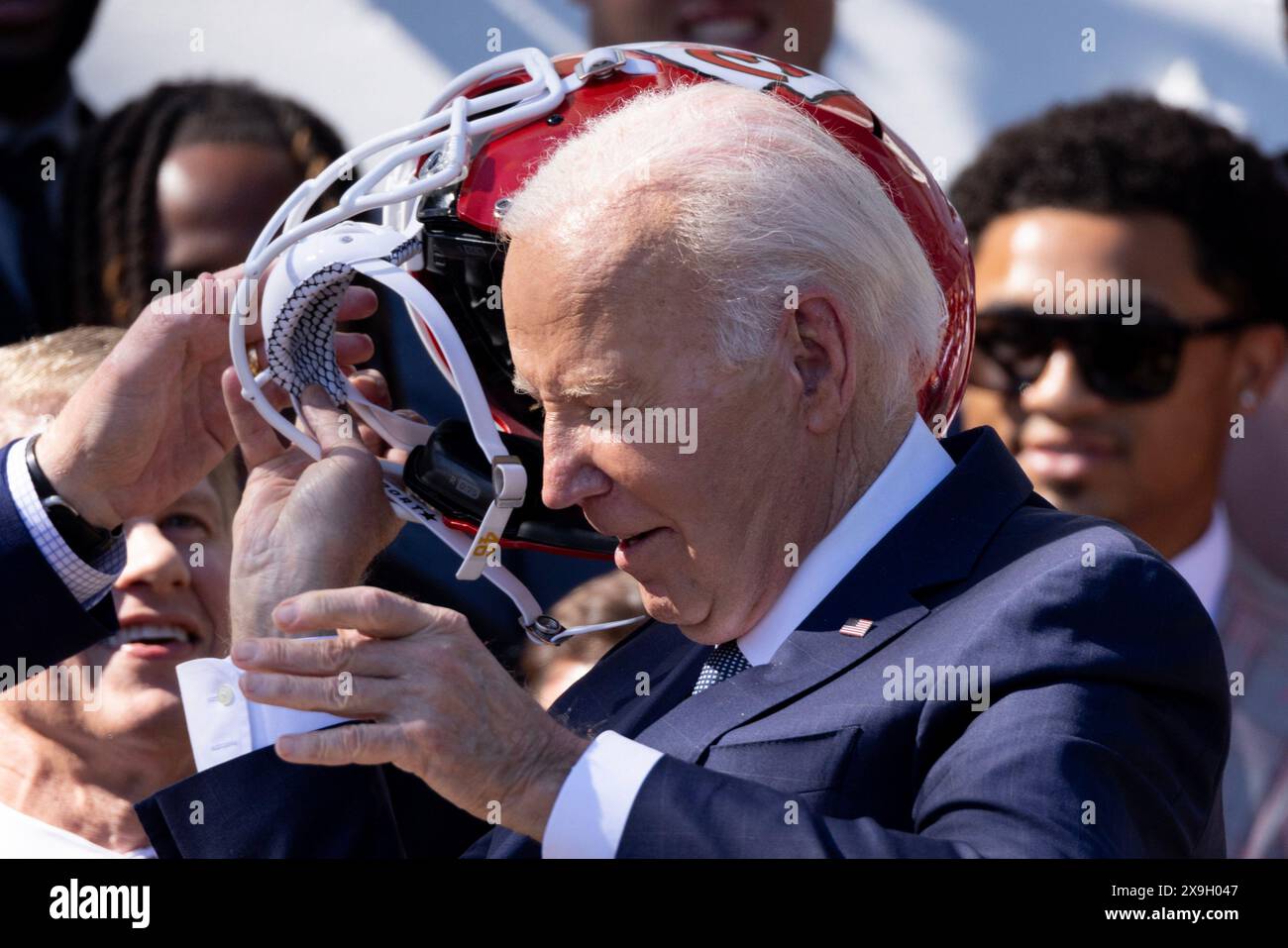 Washington, United States. 31st May, 2024. US President Joe Biden takes ...