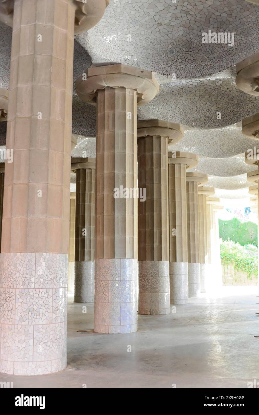 Antoni Gaudi, Park Guell, UNESCO World Heritage Site, Barcelona ...