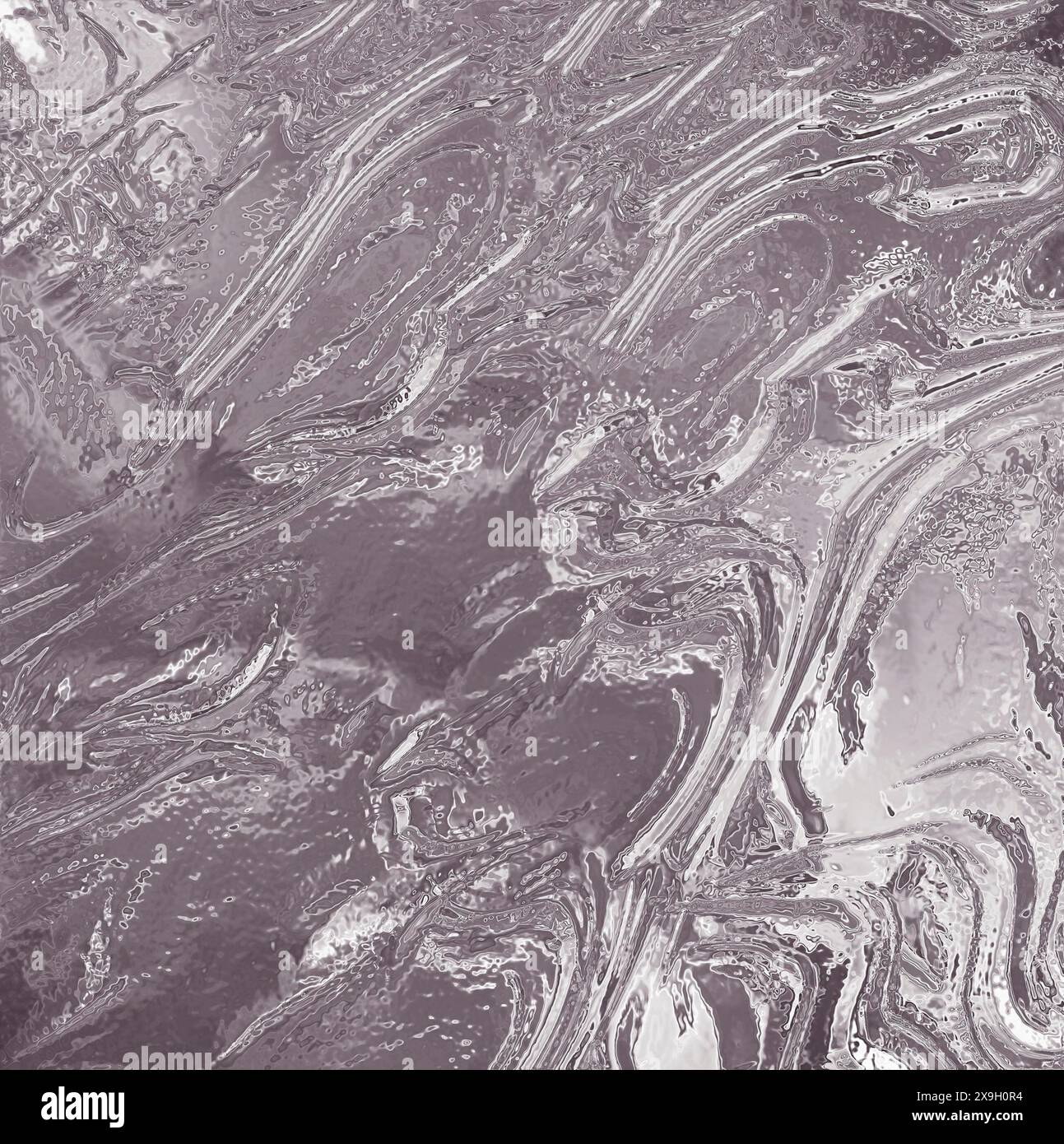 Abstract grayscale texture with fluid, marble-like patterns and ...