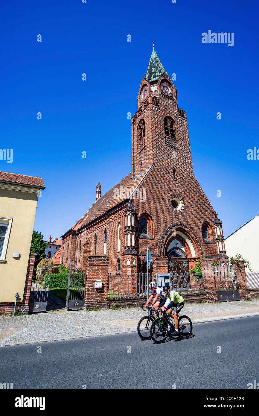 Church Rosenkranzkoenigin, Ketzin Havel, Brandenburg, Germany Stock ...