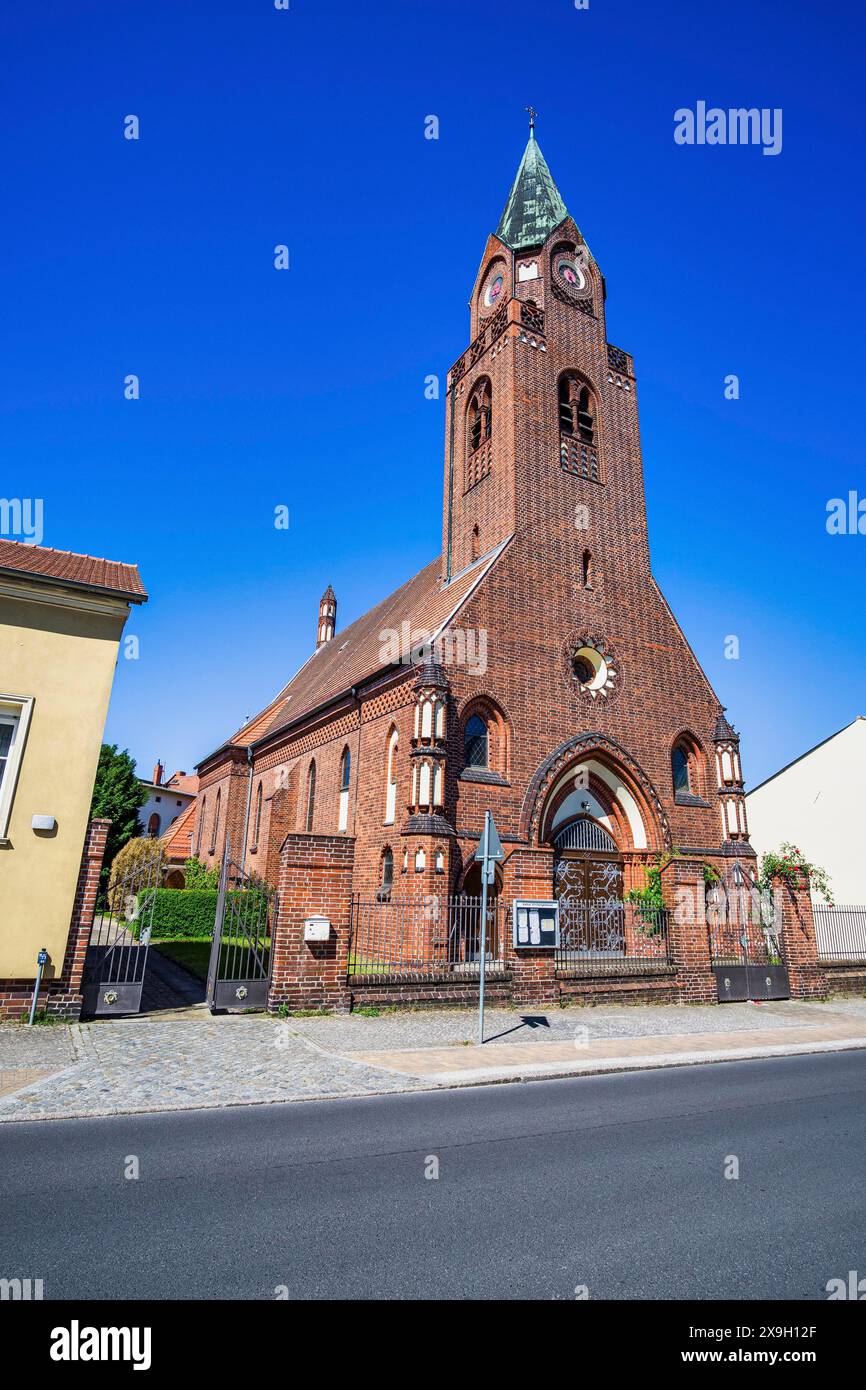 Church Rosenkranzkoenigin, Ketzin Havel, Brandenburg, Germany Stock ...