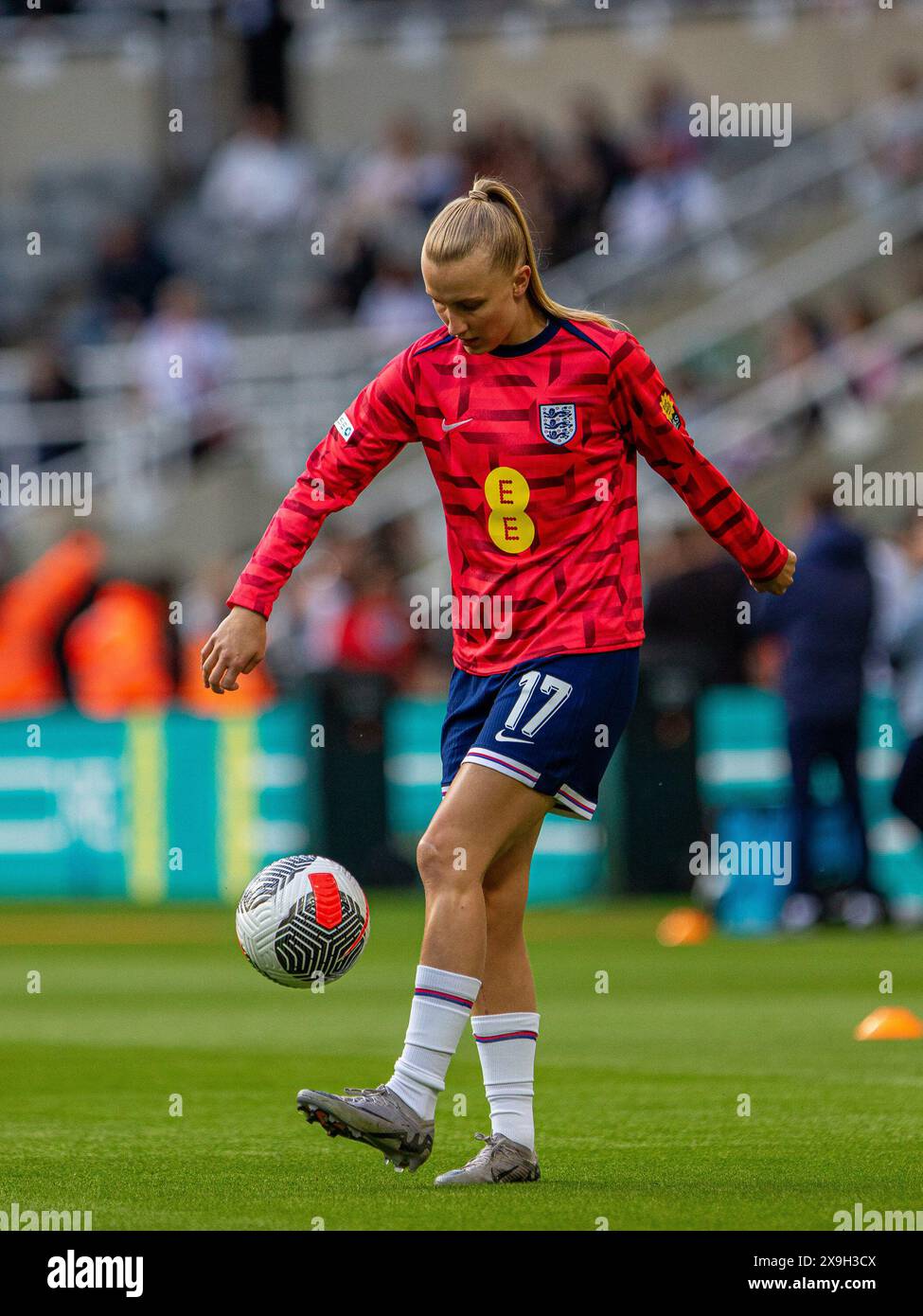 St James Park Stadium, UK. 31st May, 2024. Aggie Beever-Jones (17) for ...