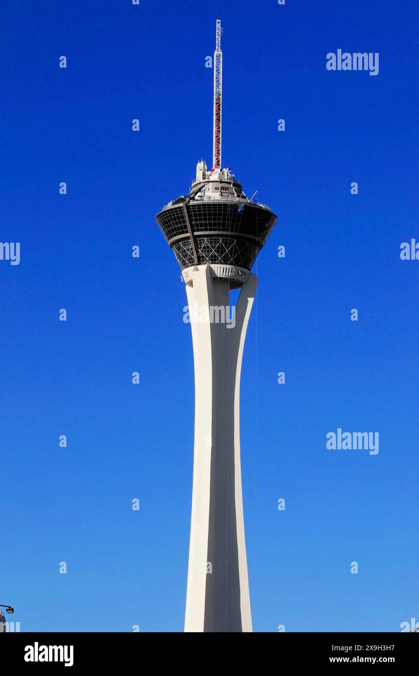 Las Vegas, Nevada, USA, North America, Big TV tower in front of a ...