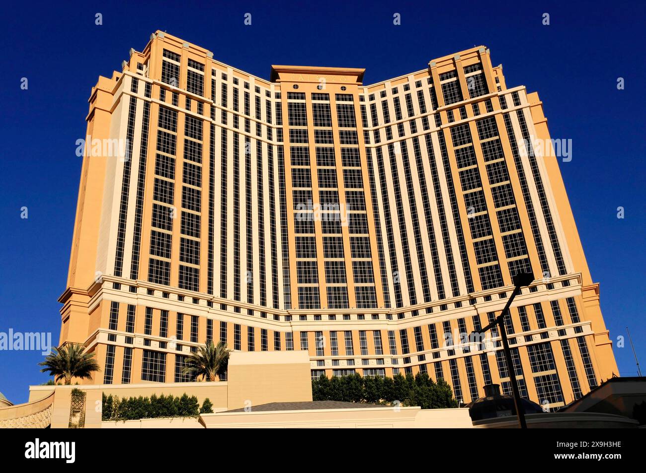 Las Vegas, Nevada, USA, North America, Large modern hotel building with ...