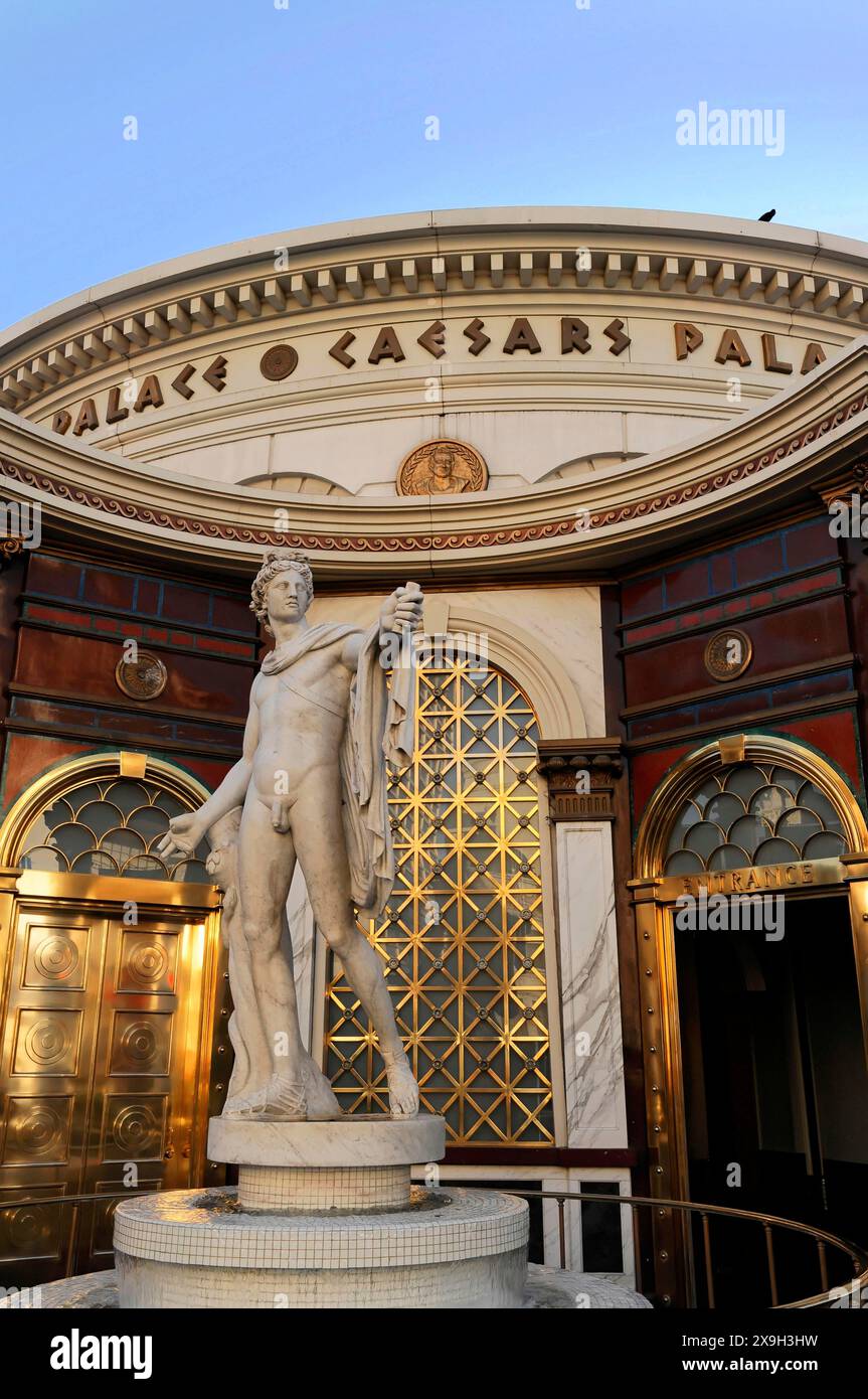 Las Vegas, Nevada, USA, North America, Statue in front of Caesars ...
