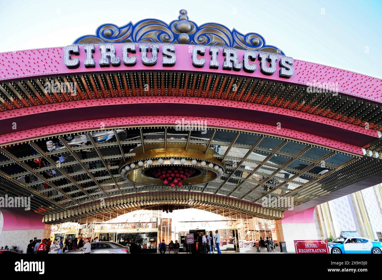 Las Vegas, Nevada, USA, North America, Entrance of the Circus Circus ...
