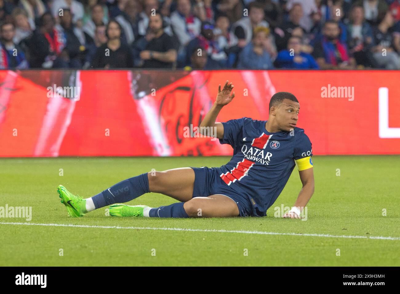 Football match, captain Kylian MBAPPE' Paris St Germain has just been ...