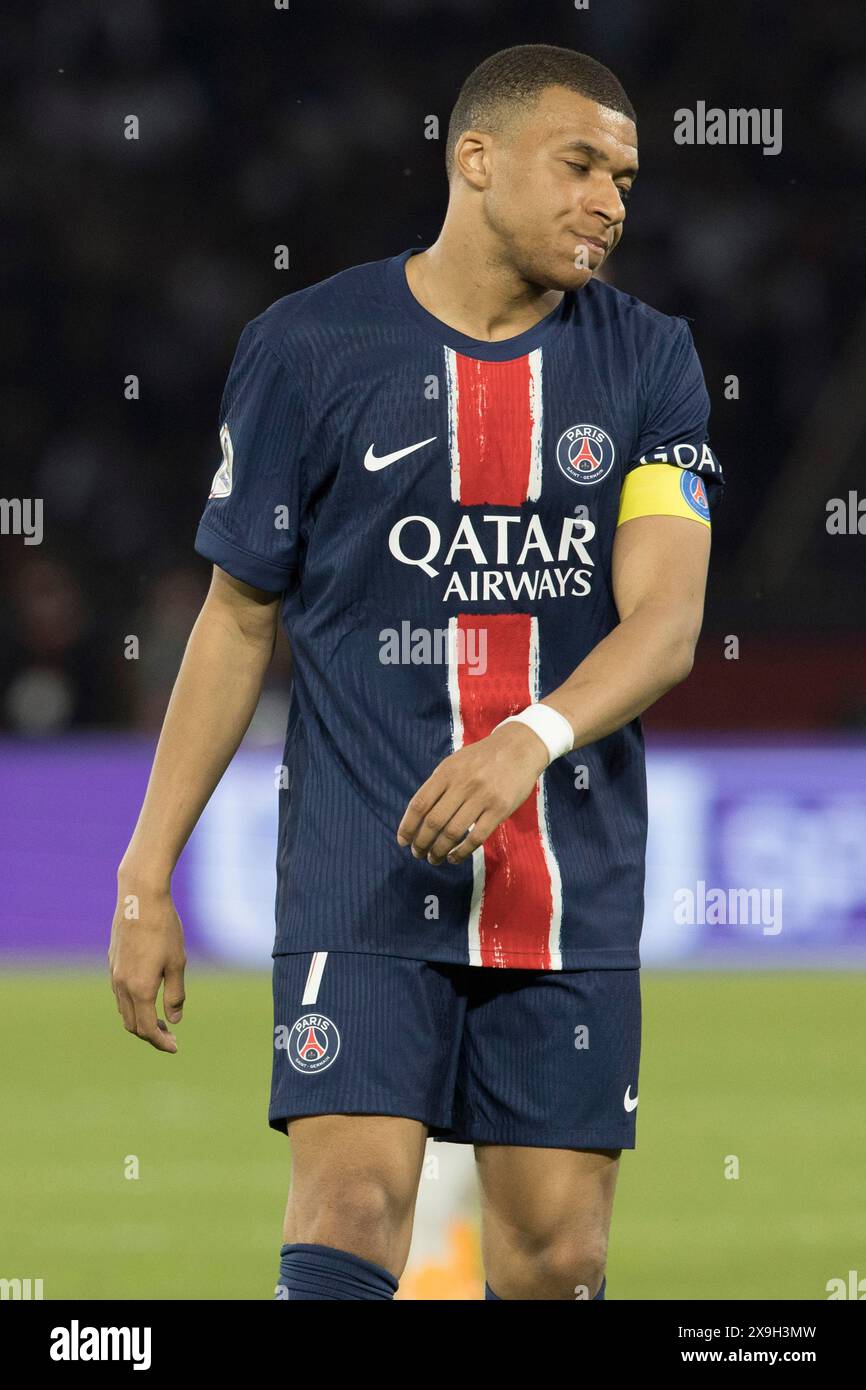 Football match, captain Kylian MBAPPE' Paris St. Germain looking ...