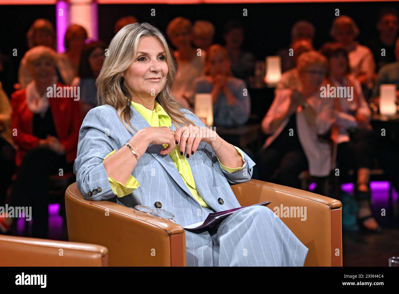 MDR - Riverboat. Moderatorin Kim Fisher anläßlich der Aufzeichnung der ...