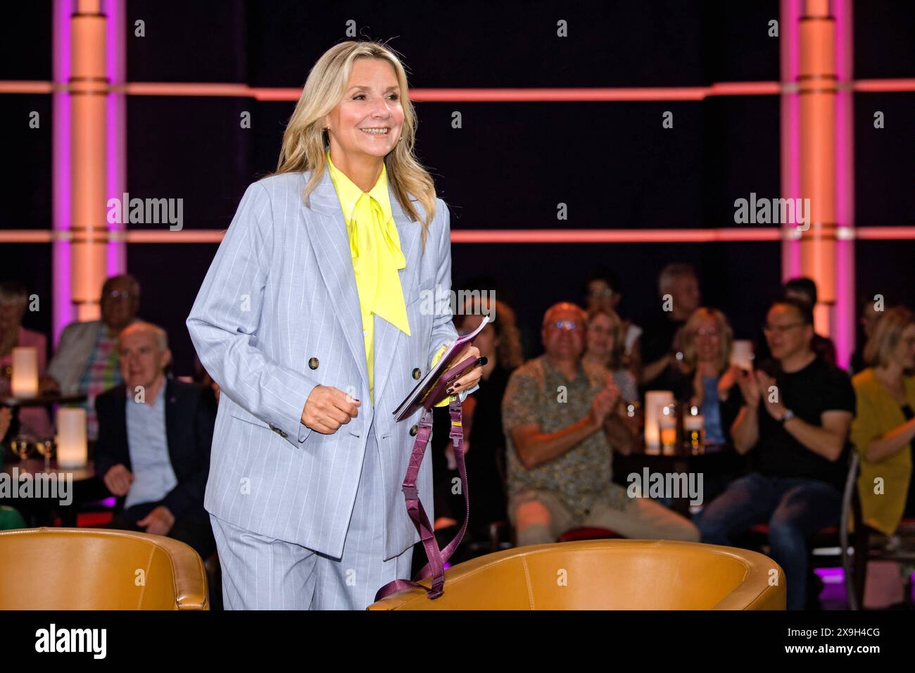 MDR - Riverboat. Moderatorin Kim Fisher anläßlich der Aufzeichnung der ...