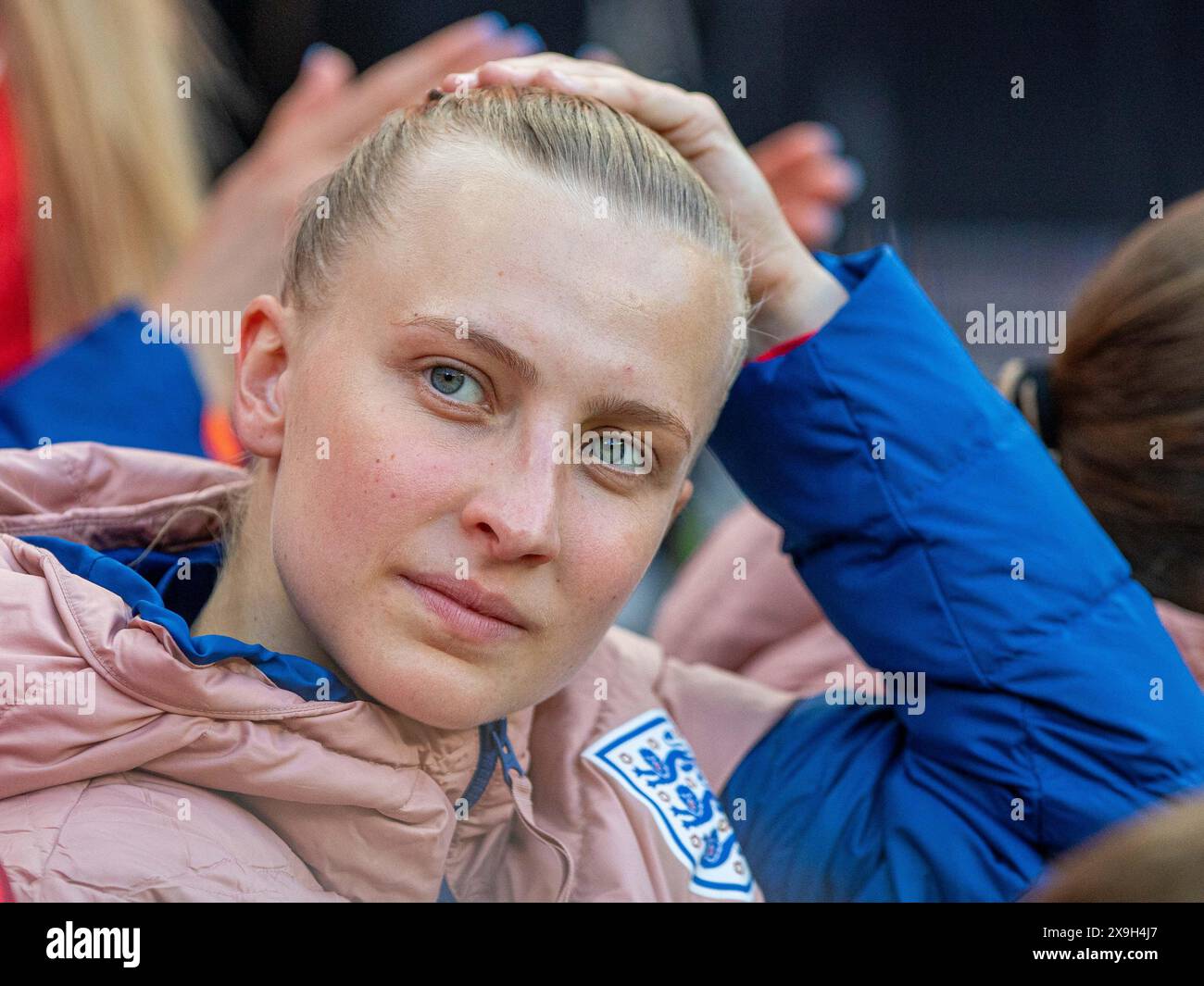St James Park Stadium, UK. 31st May, 2024. Aggie Beever-Jones (17) for ...