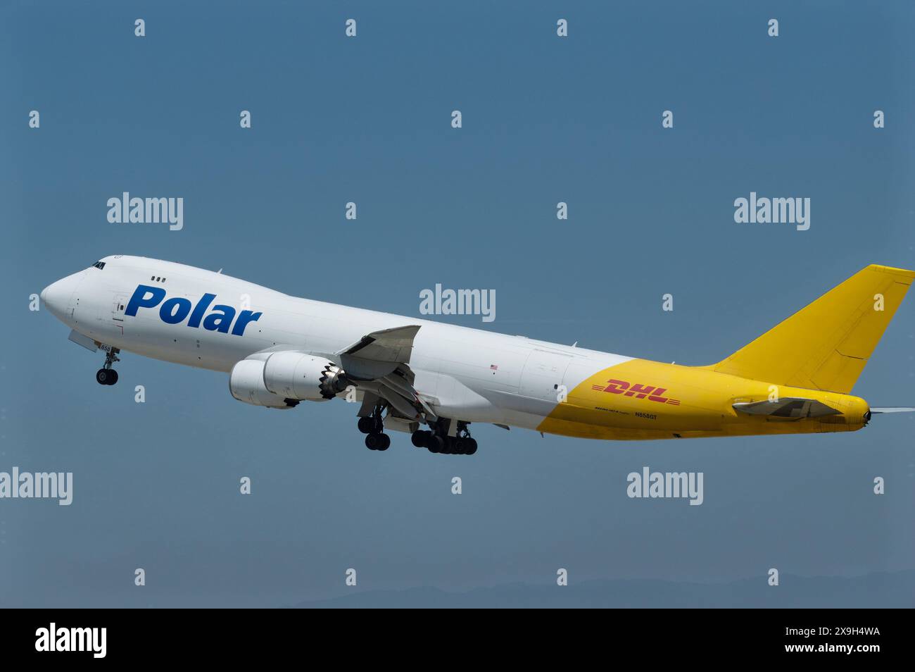 DHL Boeing 747-87UF with registration N858GT operated by Polar Air ...