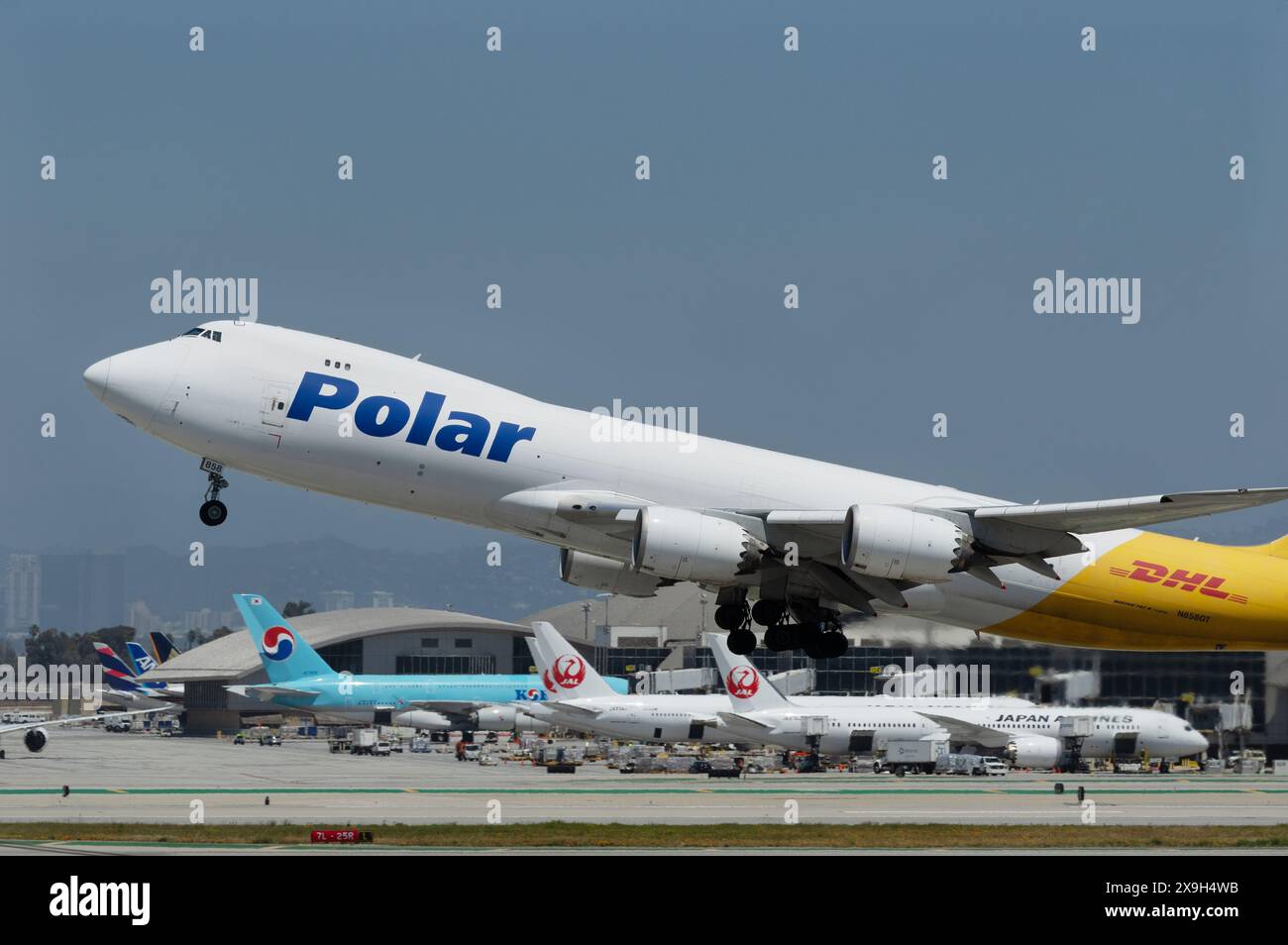 DHL Boeing 747-87UF with registration N858GT operated by Polar Air ...
