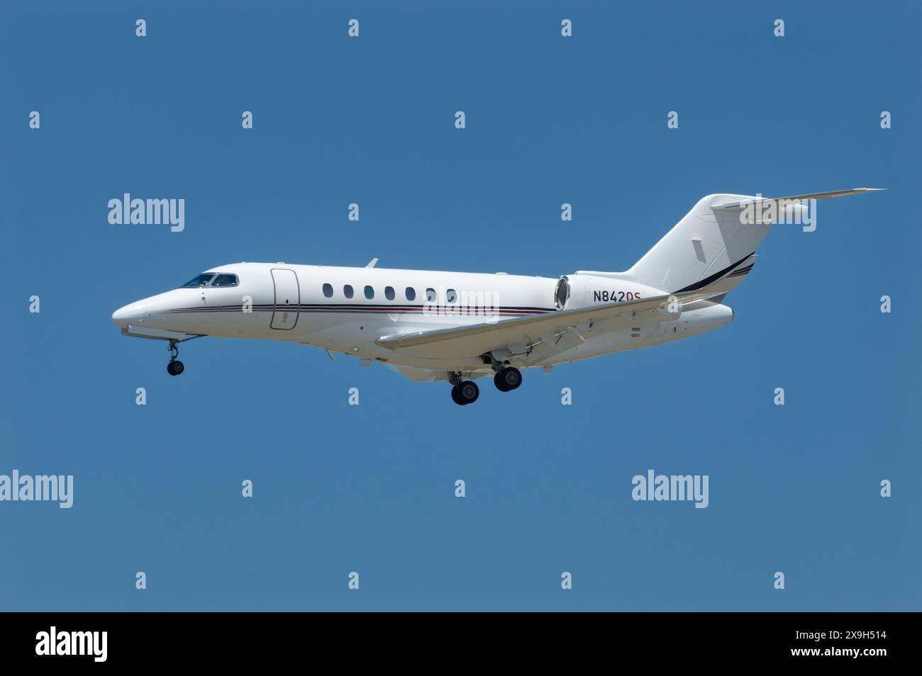 Los Angeles, California, United States - April 28, 2024: Cessna 700 ...