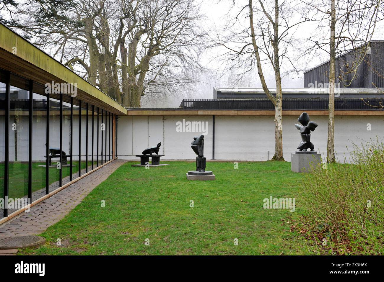 Sculpture garden with works by Max Ernst at the Louisiana Musem of ...