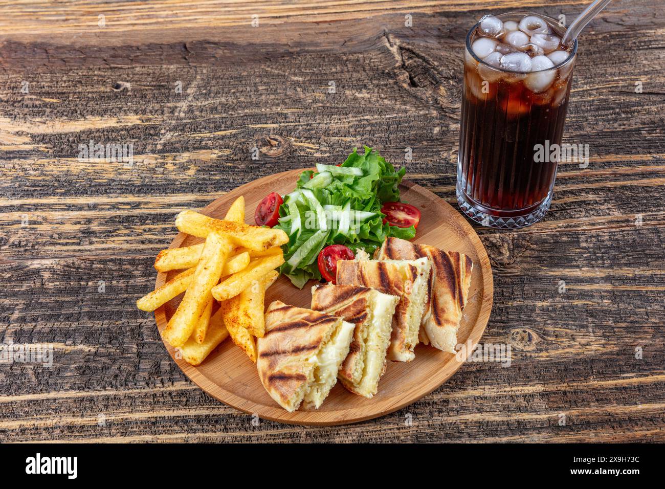 Turkish bazlama toast, plain baked bread toasted. Bazlama, Freshly ...