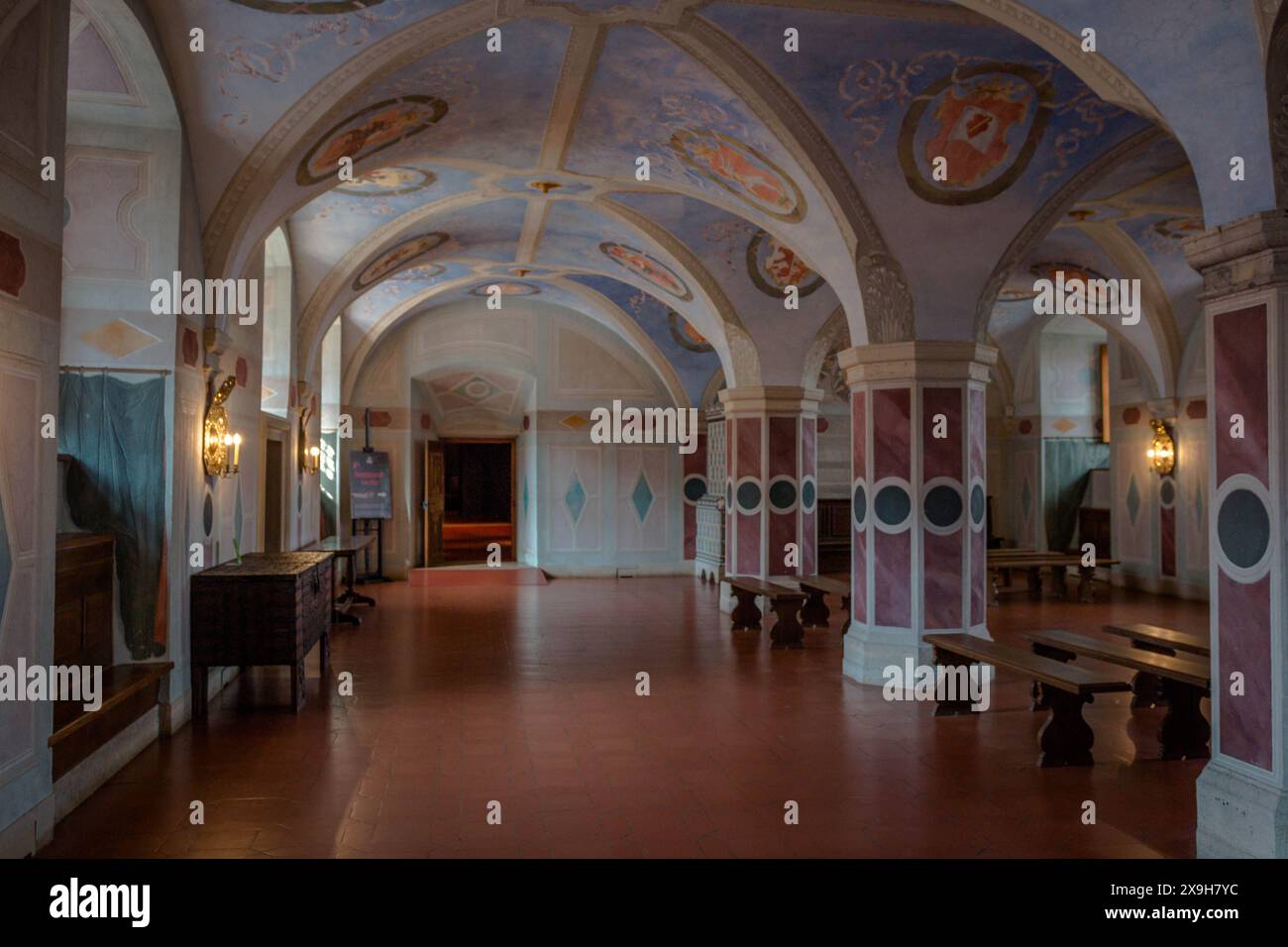 Castle interiors painting hi-res stock photography and images - Alamy