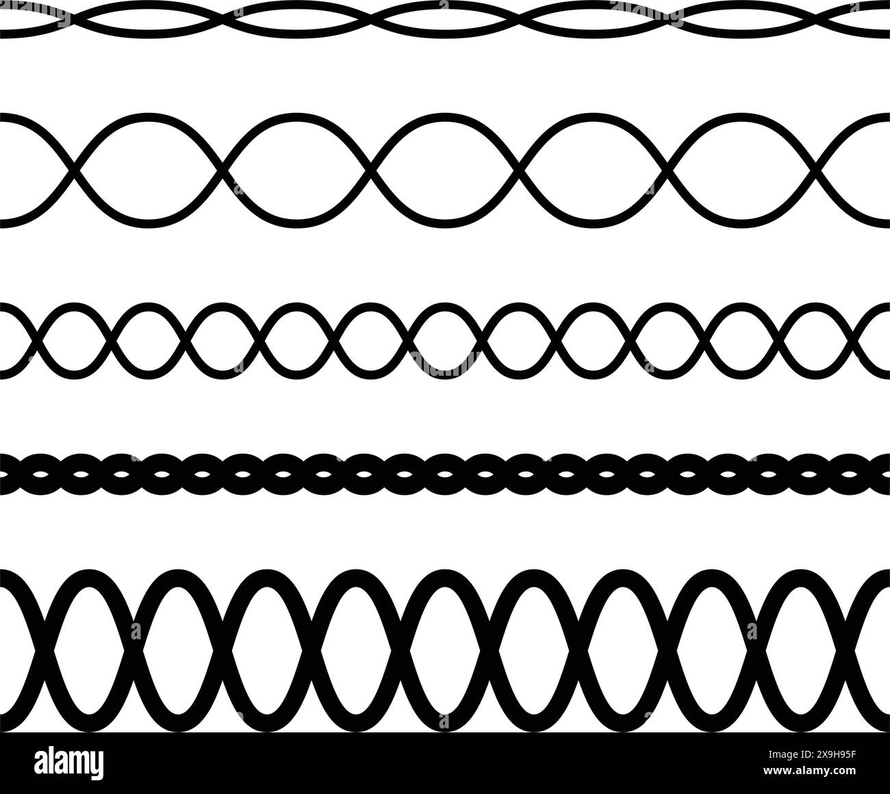Hand drawn wavy background horizontal surface Cut Out Stock Images ...