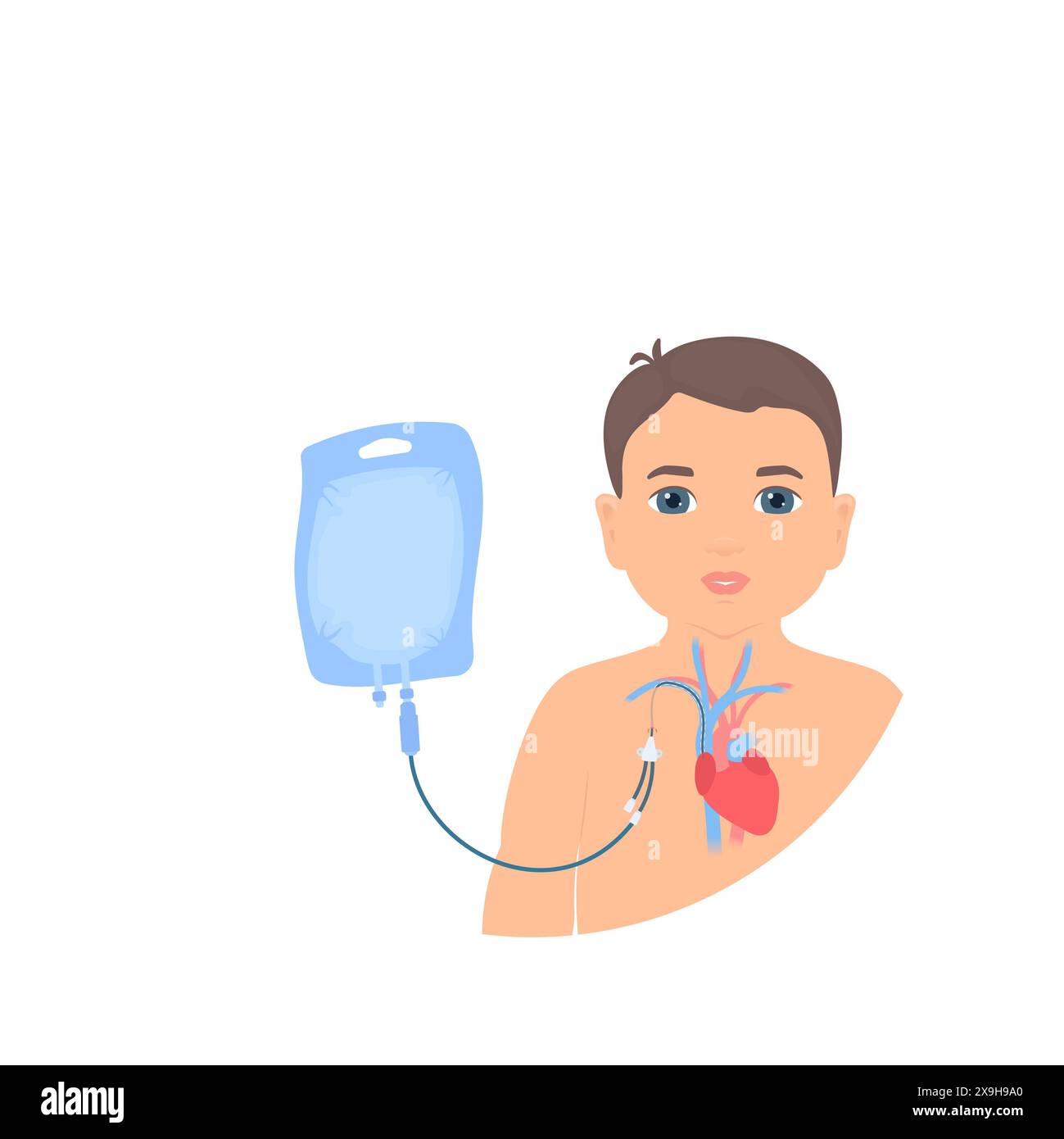 Child receiving parenteral nutrition hi-res stock photography and ...