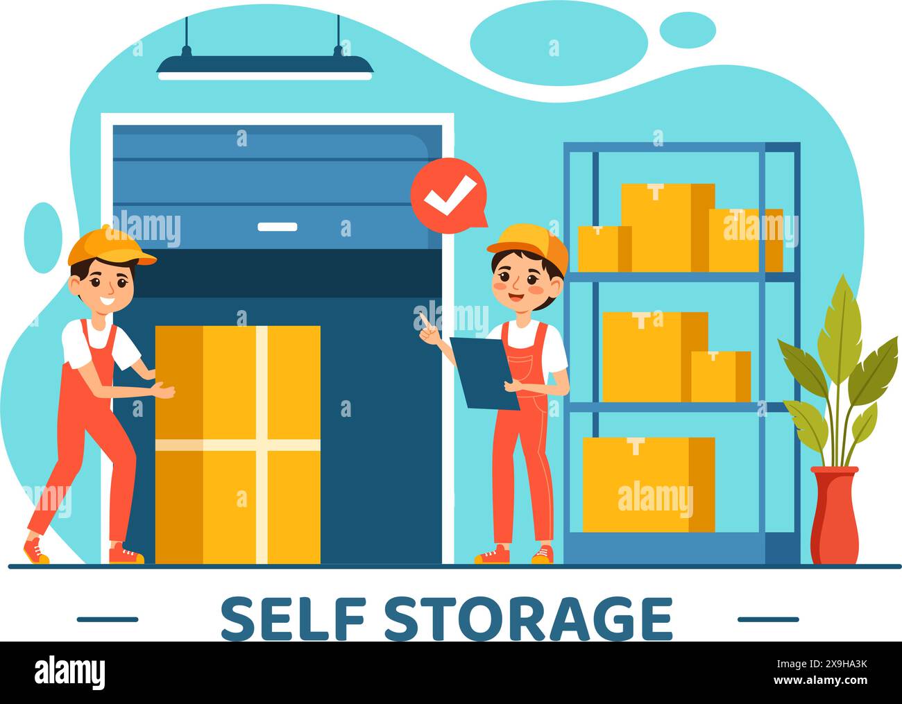 Data warehouse vector vectors Cut Out Stock Images & Pictures - Alamy