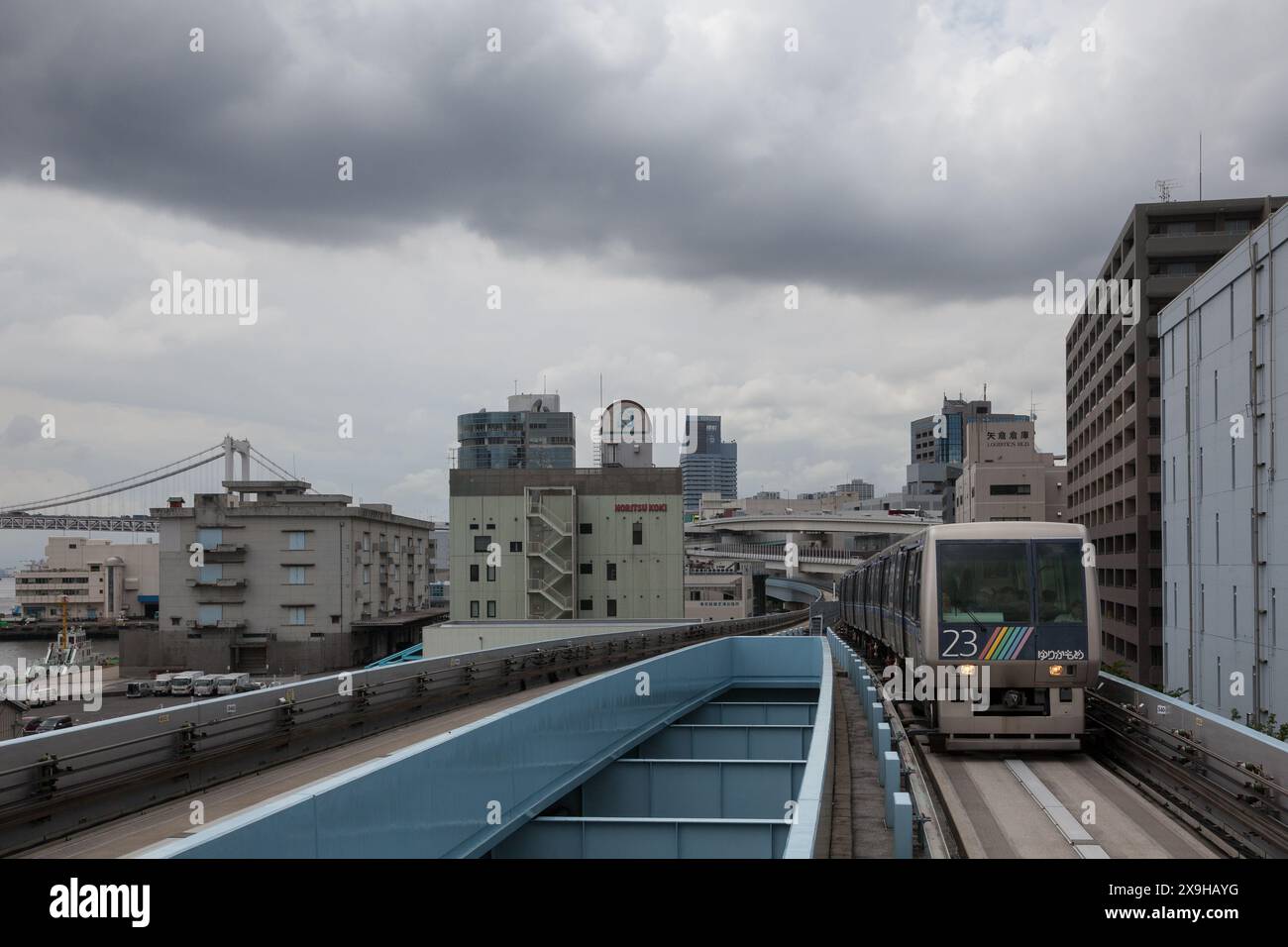 Japanese railway bridge tokyo hi-res stock photography and images - Alamy