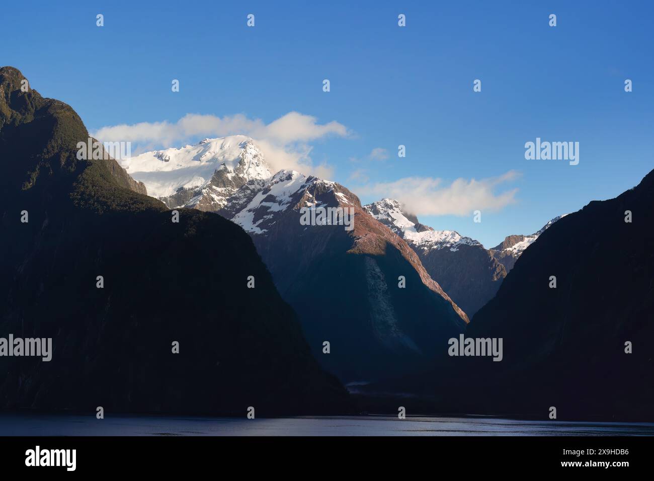 Scenic landscape of Milford Sound fjords in New Zealand Stock Photo - Alamy
