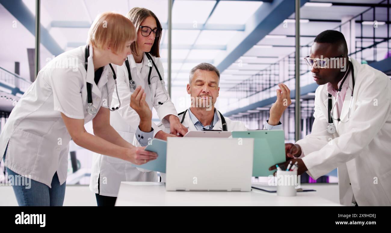 Doctor workload hi-res stock photography and images - Alamy