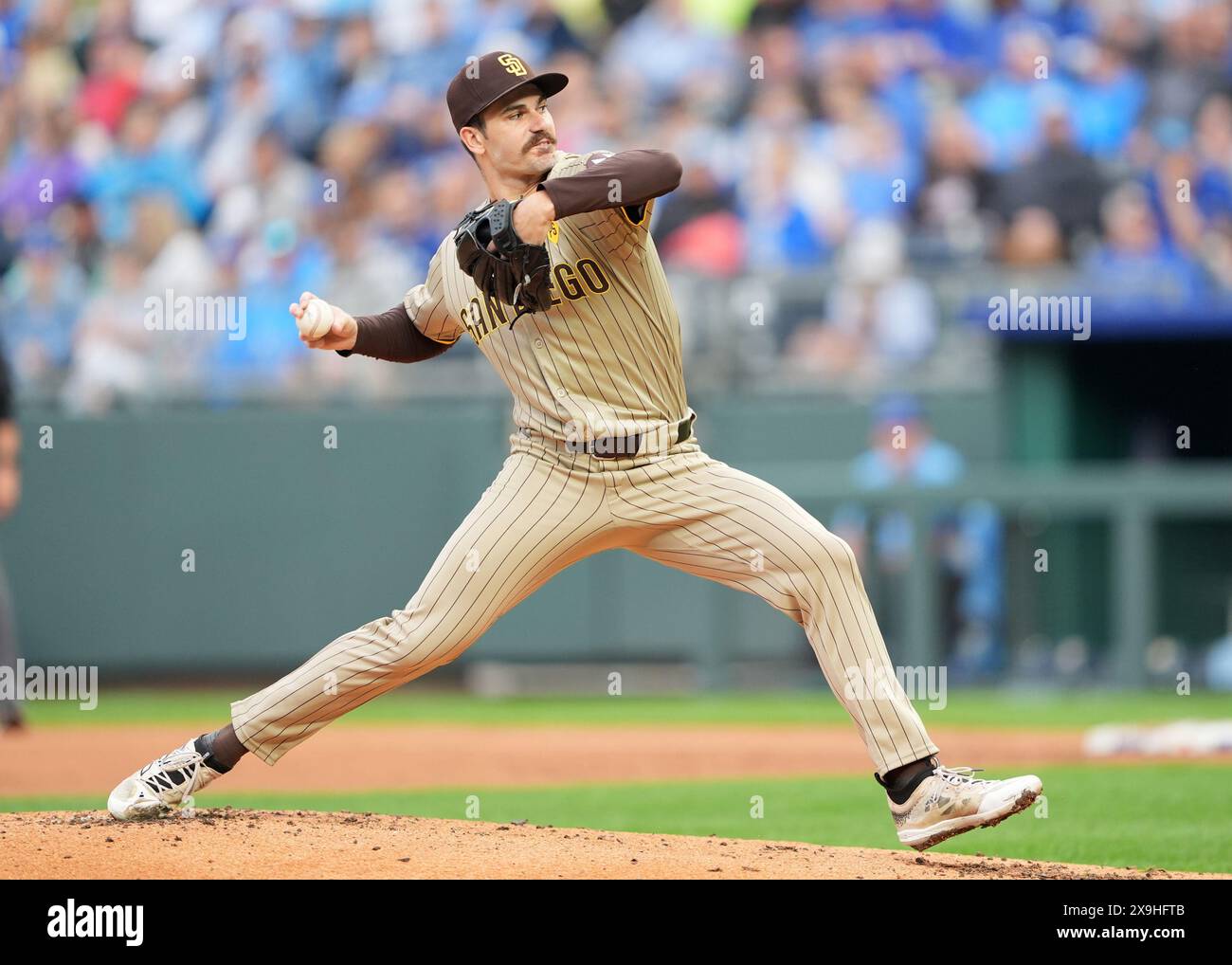 MAY 31, 2024: San Diego Padres pitcher Dylan Cease (84) delivers a ...