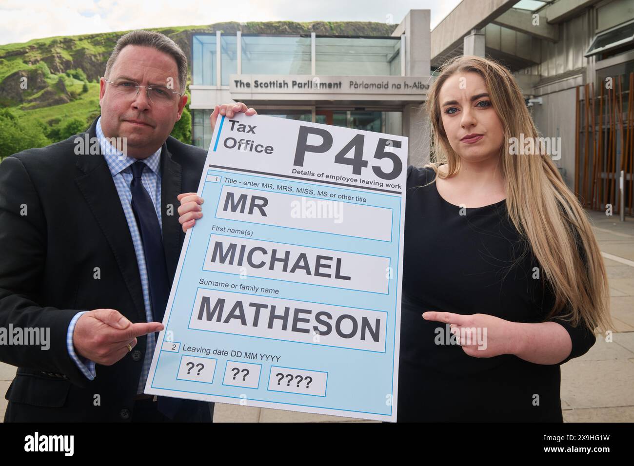 Edinburgh Scotland, UK 29 May 2024. The Scottish Conservatives Craig ...