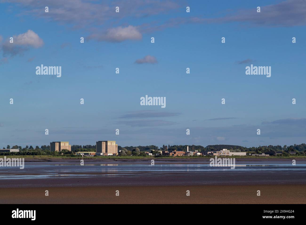 Berkeley nuclear power station. Closed in 1989 the station, on the ...