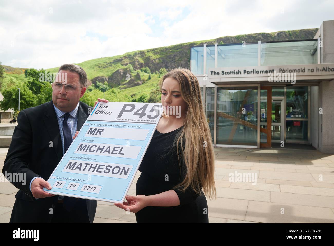 Edinburgh Scotland, UK 29 May 2024. The Scottish Conservatives Craig ...