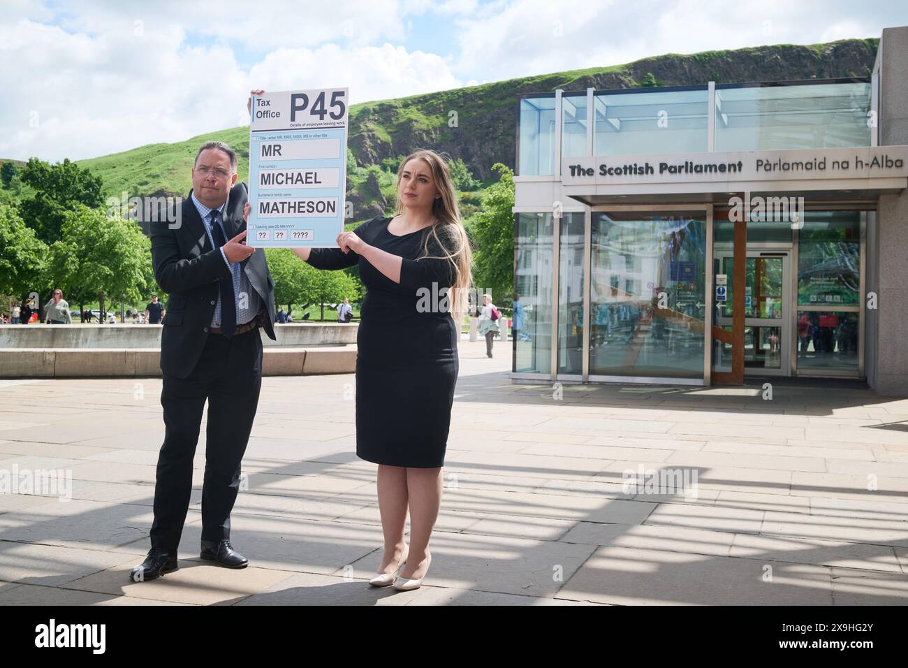Edinburgh Scotland, UK 29 May 2024. The Scottish Conservatives Craig ...