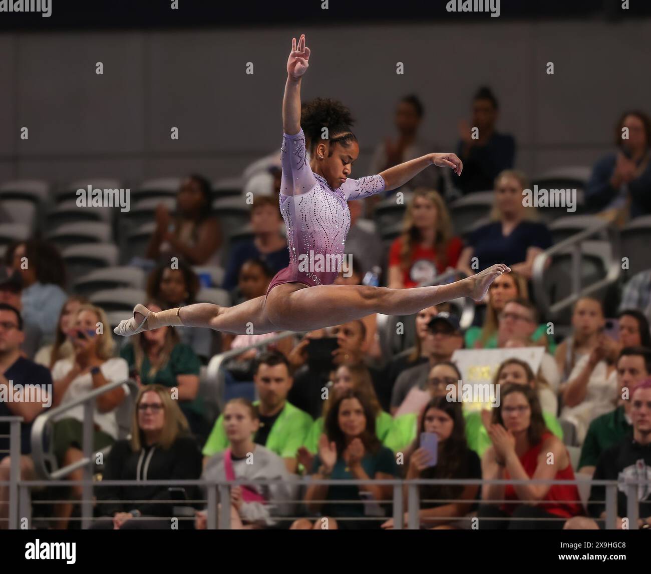 May 31, 2024: Skye Blakely of WOGA competes on the balance beam during ...