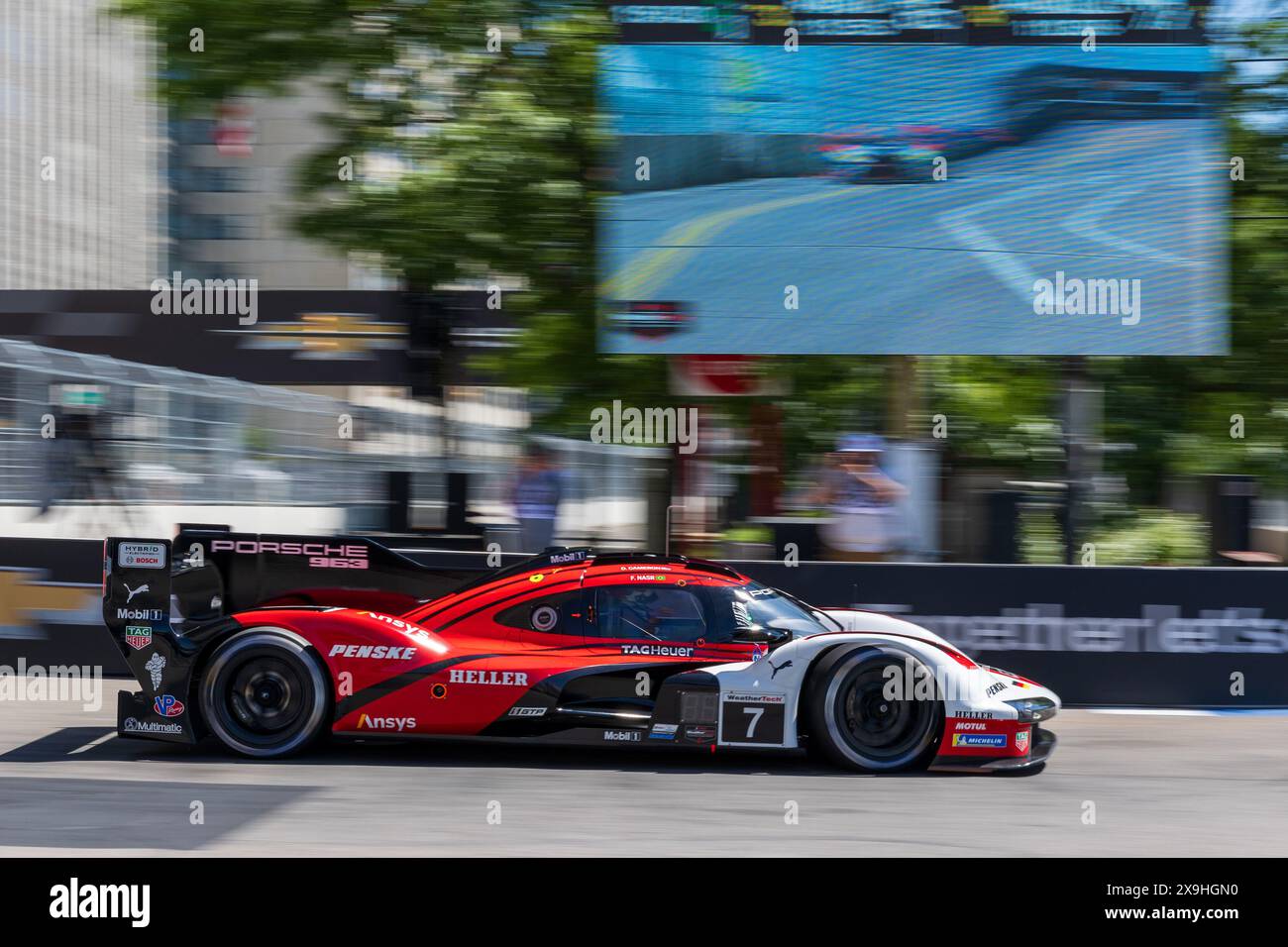 May 31st, 2024: Porsche Penske Motorsport Dane Cameron (7) drives ...