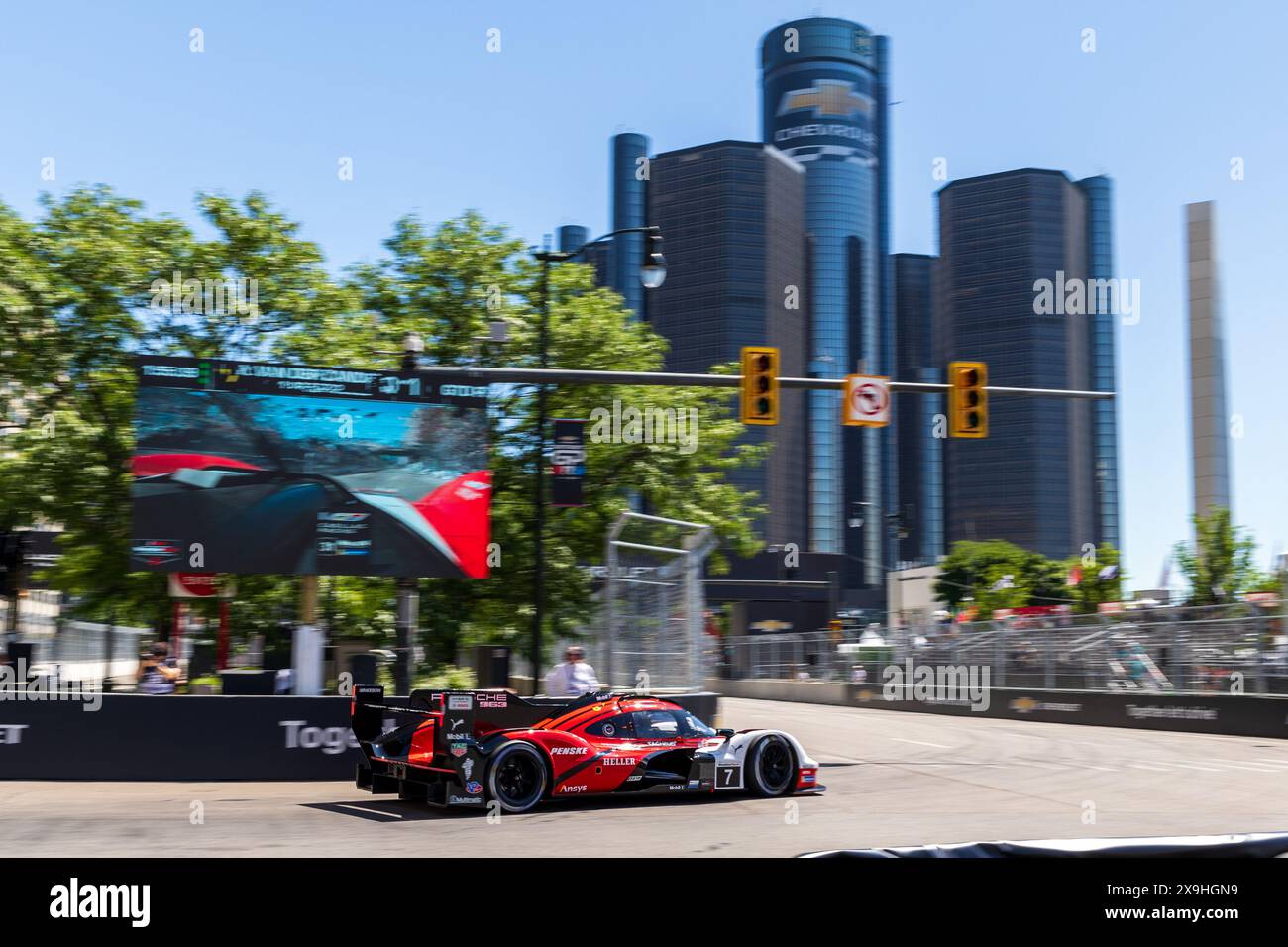 May 31st, 2024: Porsche Penske Motorsport Dane Cameron (7) drives ...