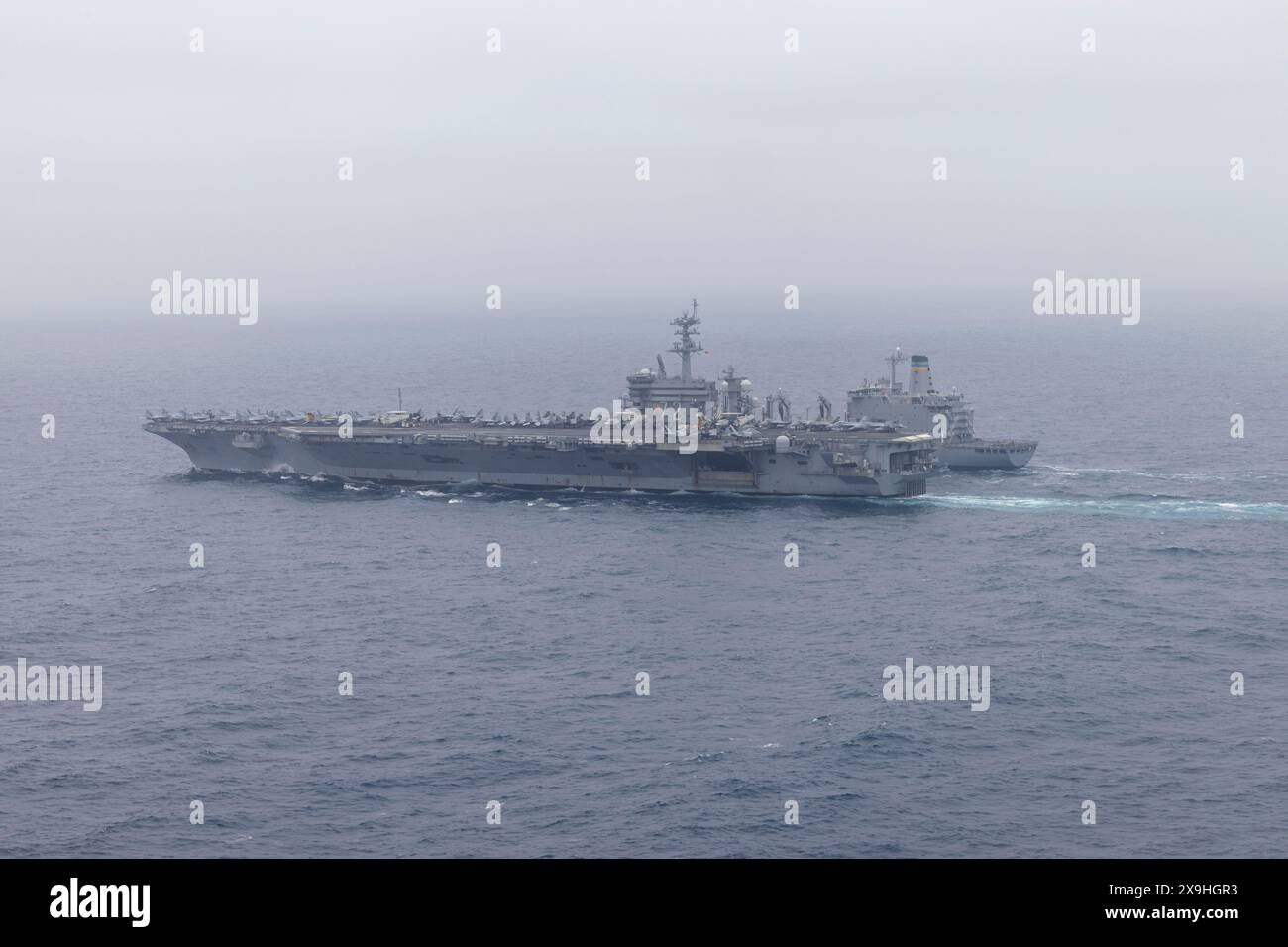 240530-N-VA915-1235 PACIFIC OCEAN (May 30, 2024) Nimitz-class aircraft carrier USS Abraham ...