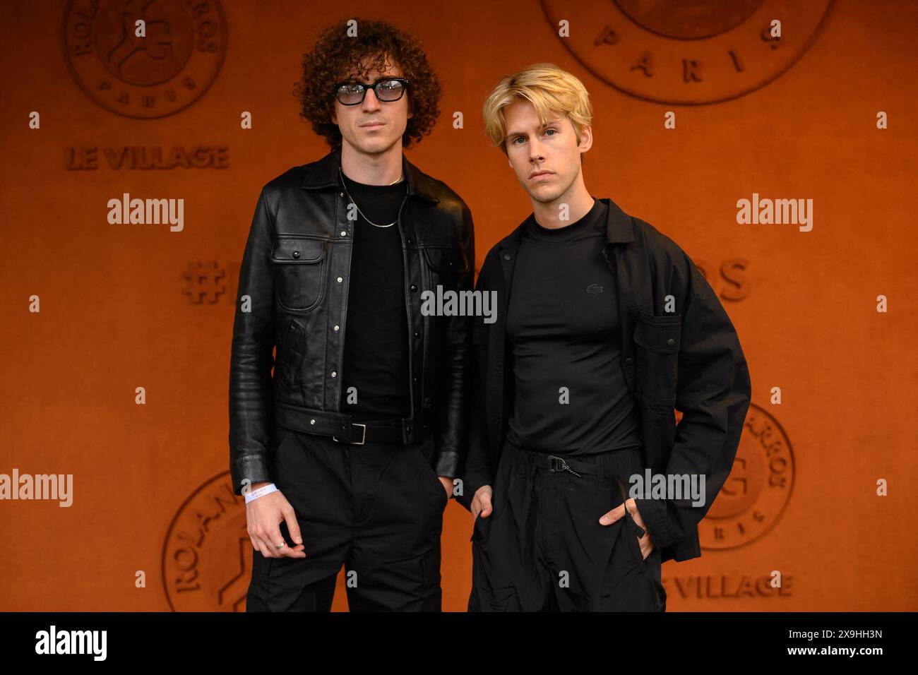 Dorian Lauduique and Cesar de Rummel attend the 2024 French Open at ...