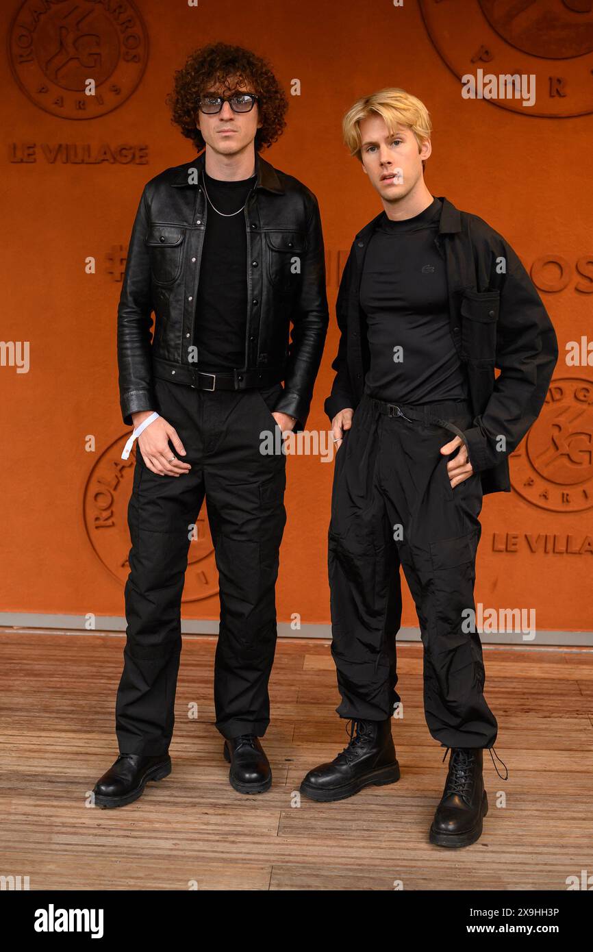 Dorian Lauduique and Cesar de Rummel attend the 2024 French Open at ...