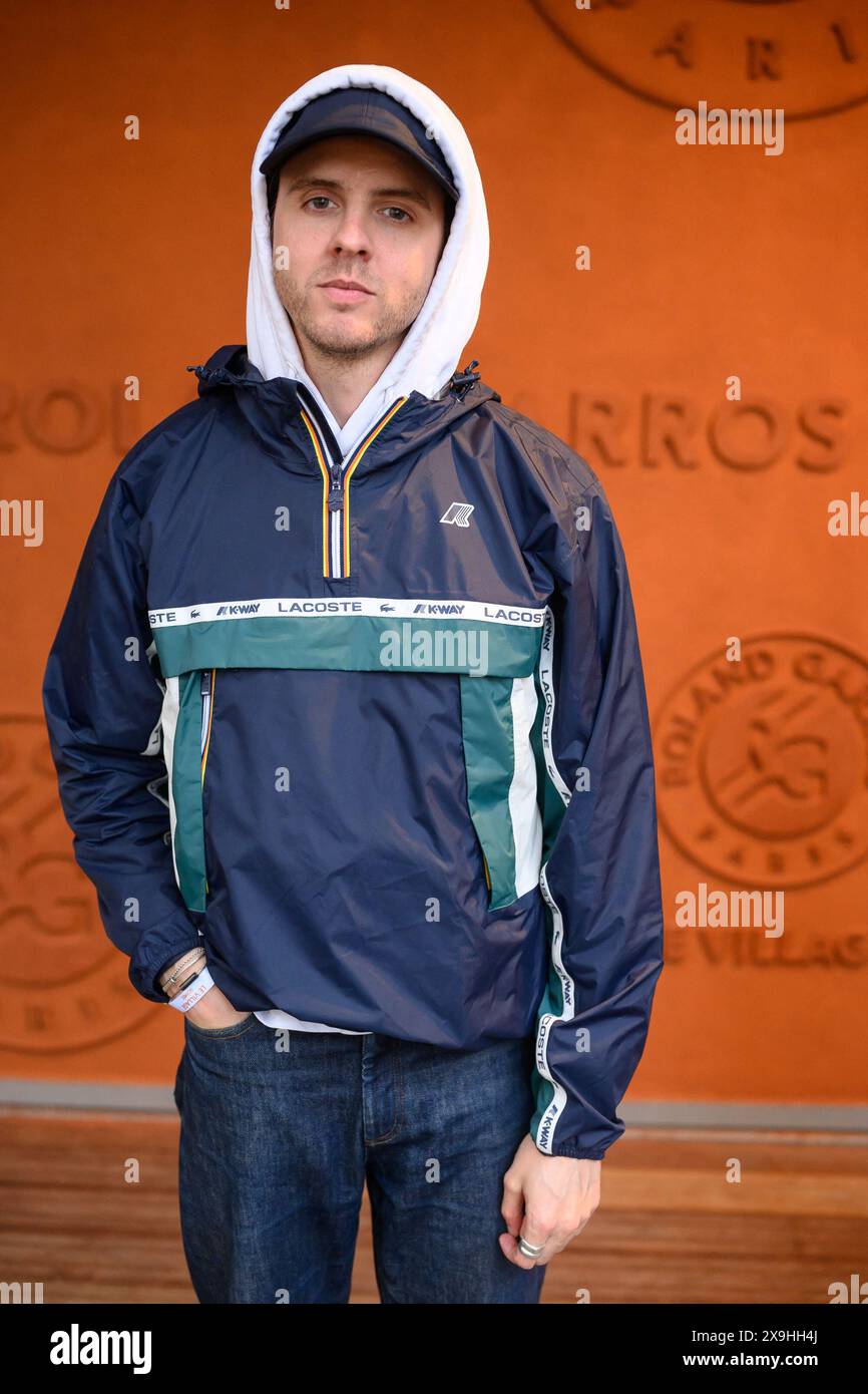 Thomas Soliveres attends the 2024 French Open at Roland Garros on May ...