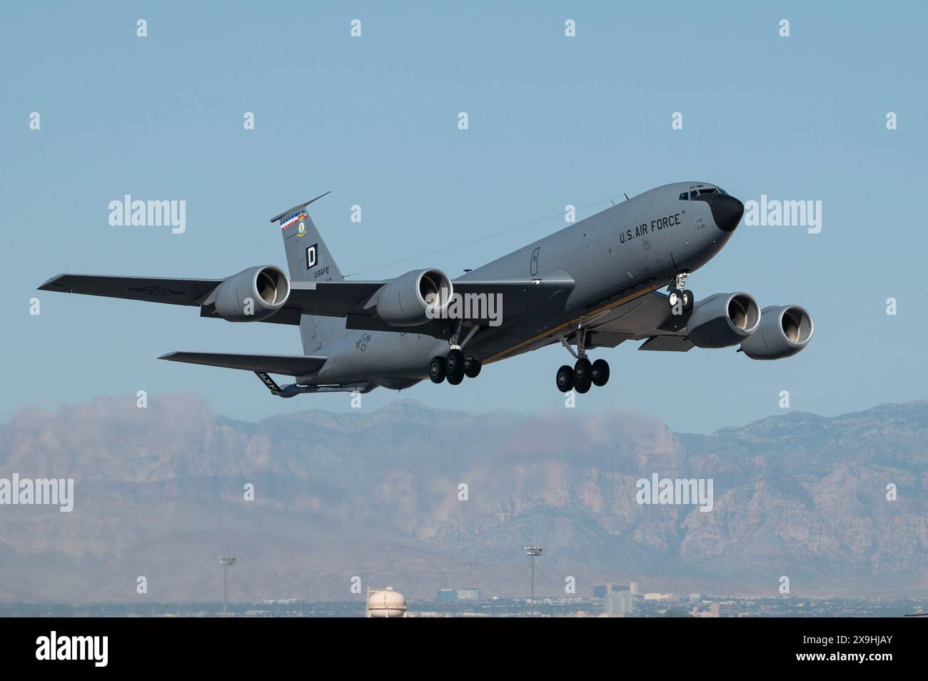 A KC-135 Stratotanker taxis for a Weapons School Integration (WSINT ...