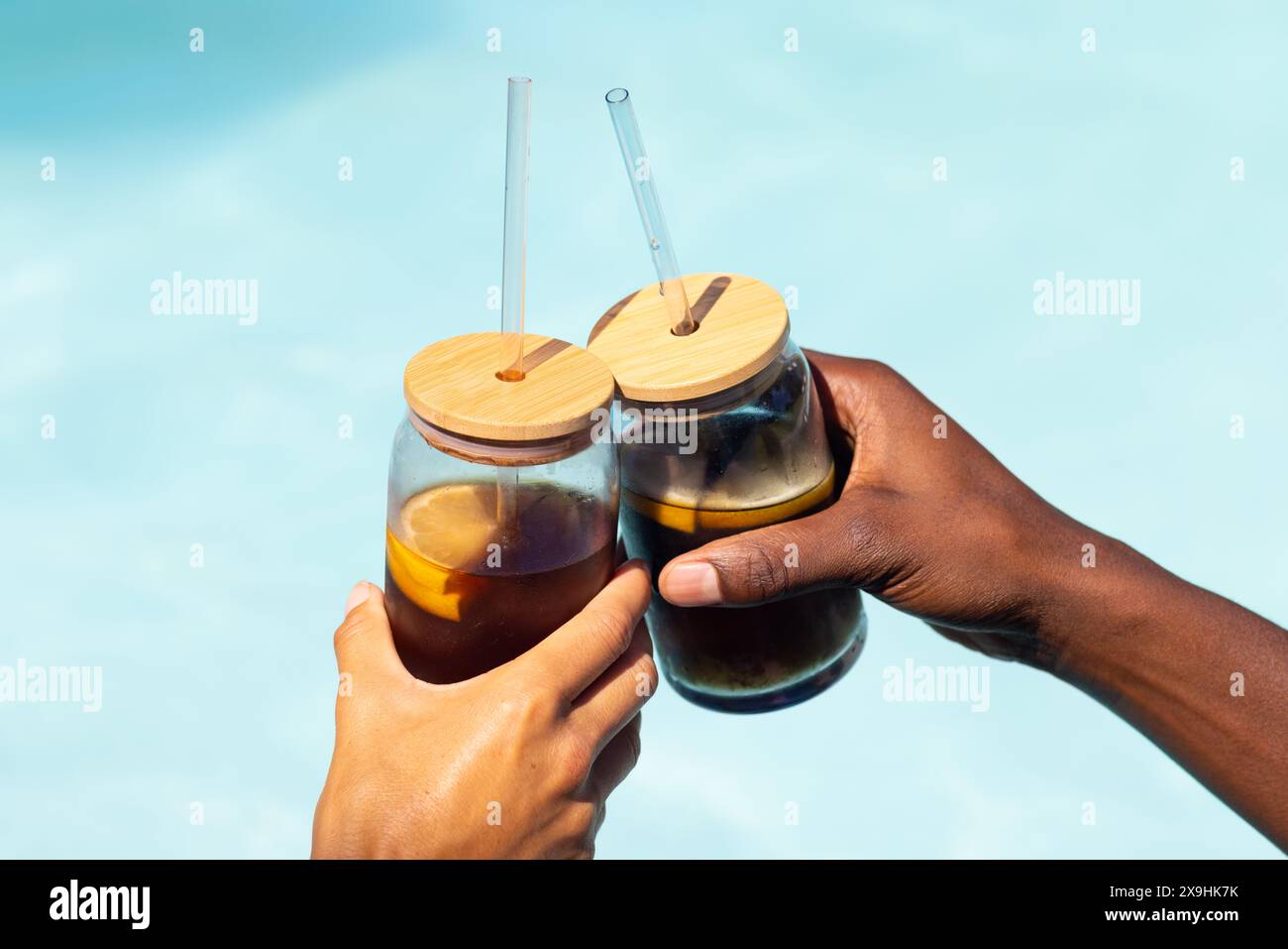 Young happy couple celebrating hi-res stock photography and images - Alamy