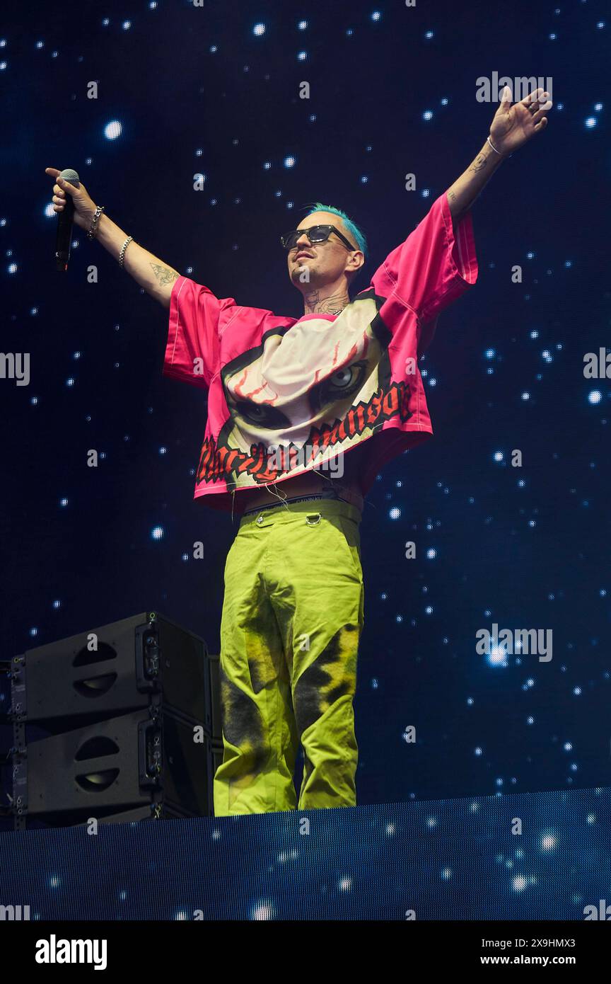Robin Schulz live bei der N-Joy Starshow 2024 auf der Expo Plaza ...