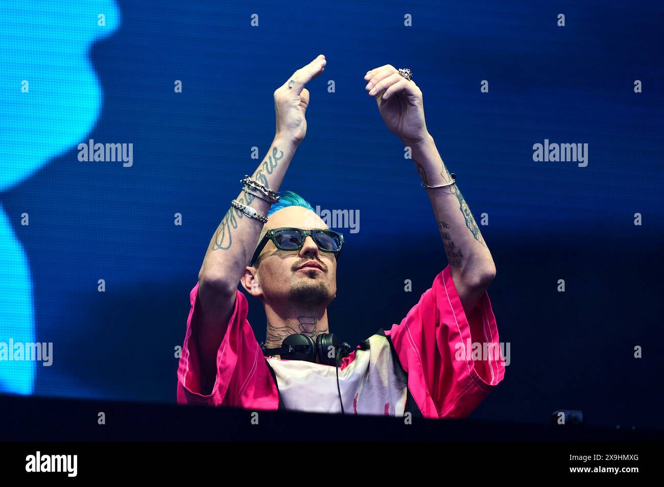 Robin Schulz live bei der N-Joy Starshow 2024 auf der Expo Plaza ...