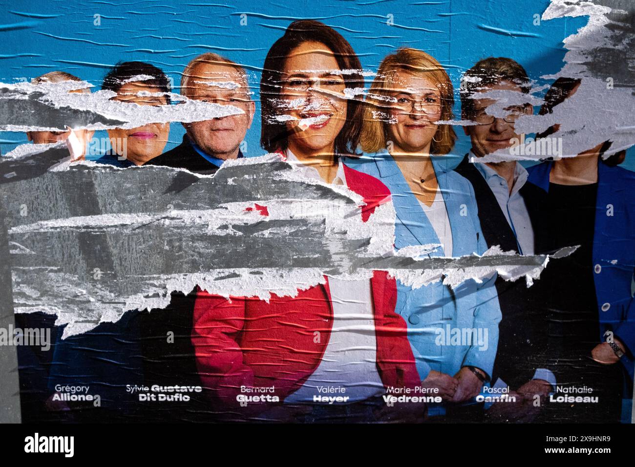 Campaign poster for the European election for the presidential majority ...