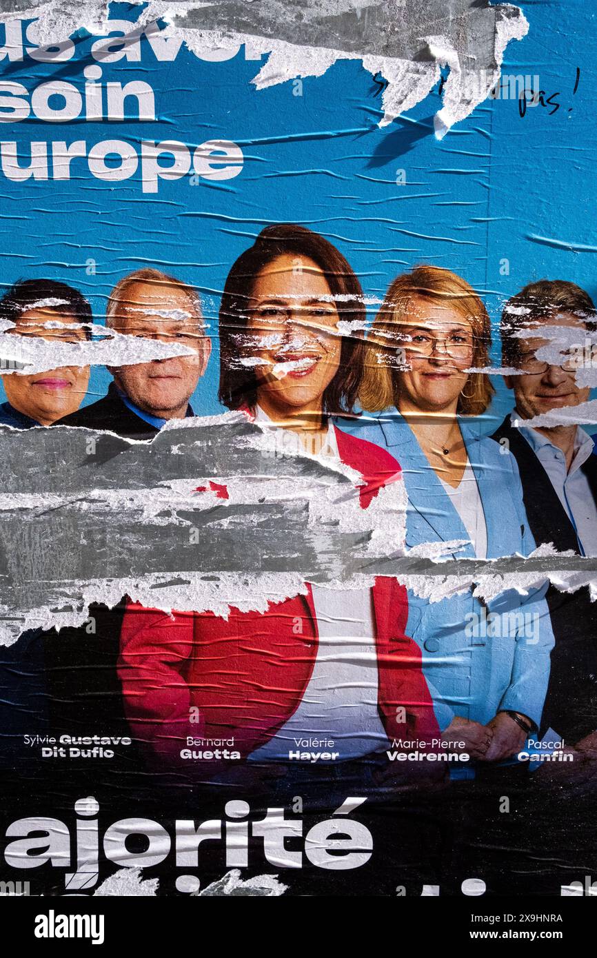 Campaign poster for the European election for the presidential majority ...