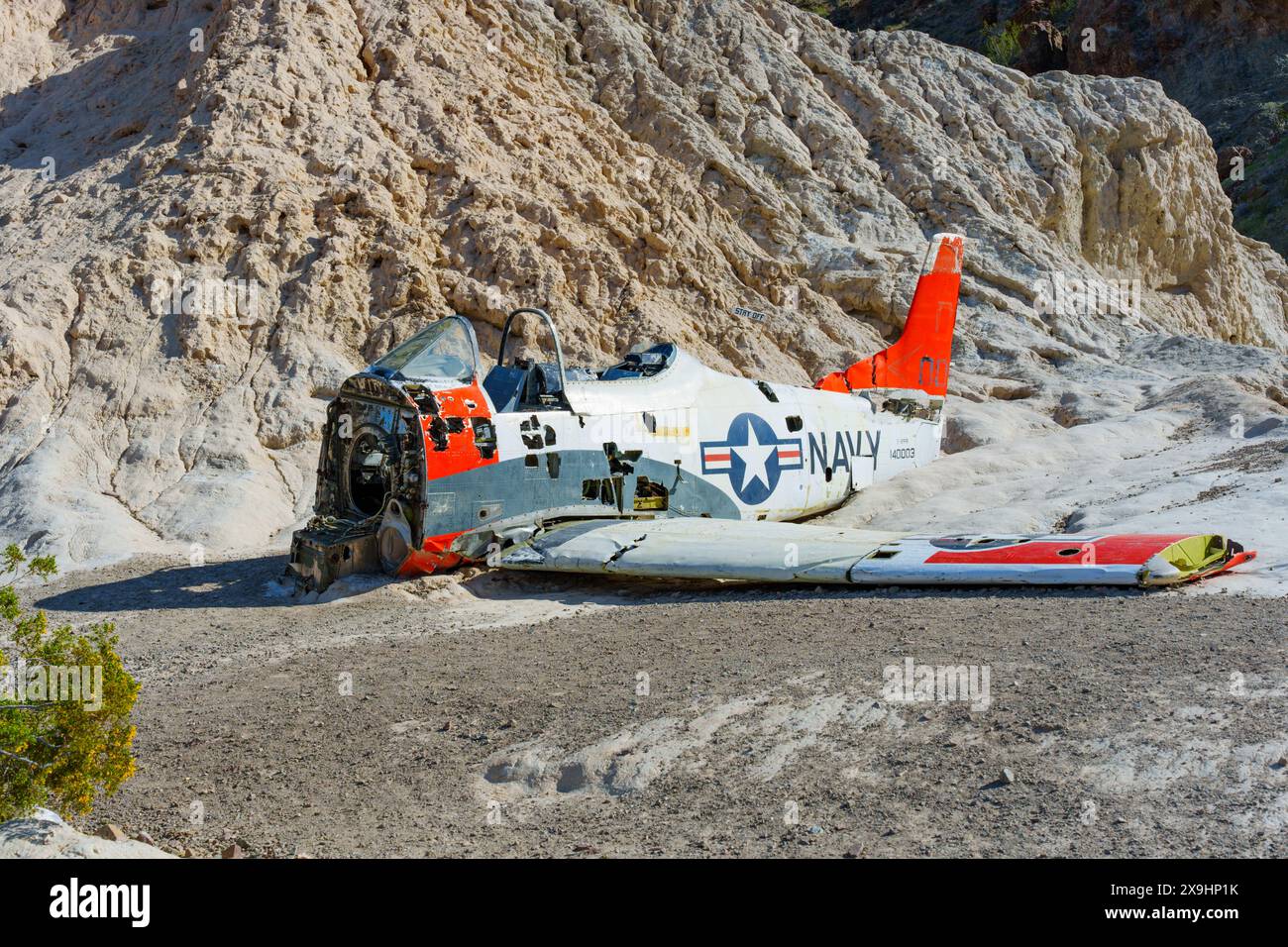 Nelson, Nevada - April 15, 2024: Crashed US Navy airplane in Nelson ...